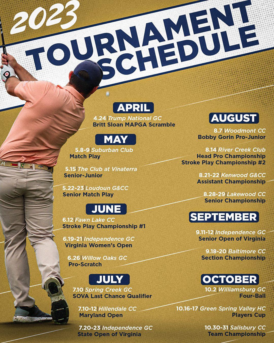2025-26 Golf Season Schedule Revealed | Exciting Tournaments & Dates ...
